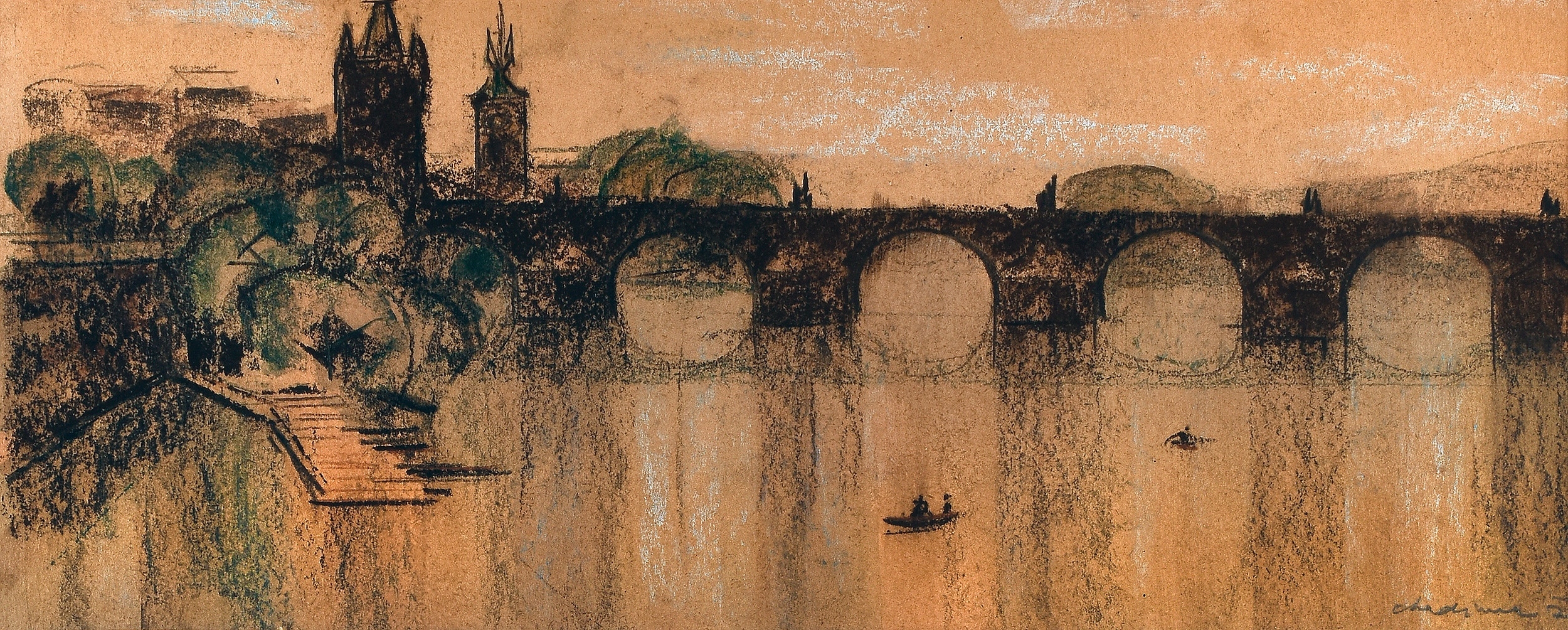 Jiri Chadima | Pražské siluety (1971) | MutualArt