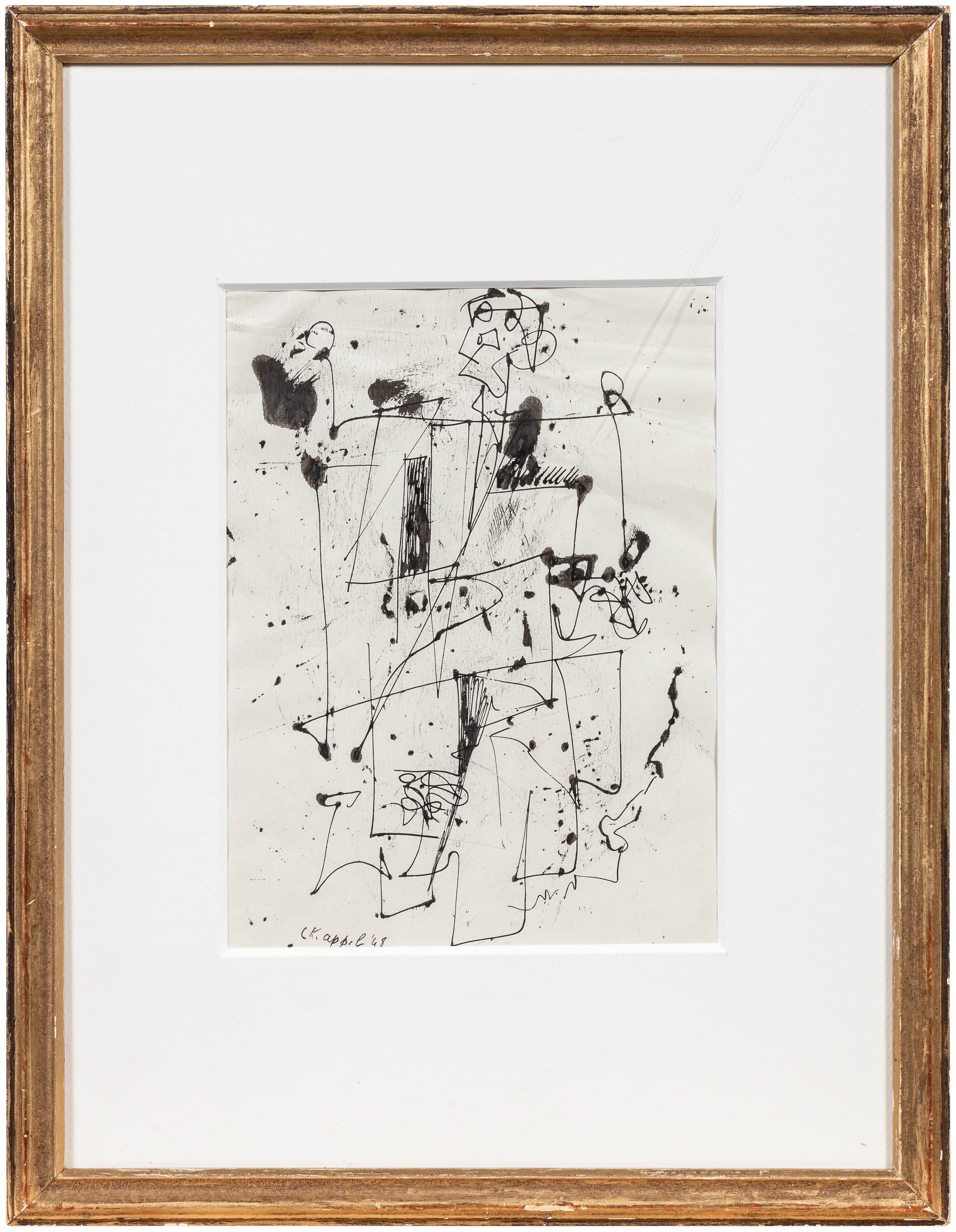 Karel Appel | Portrait (1948) | MutualArt