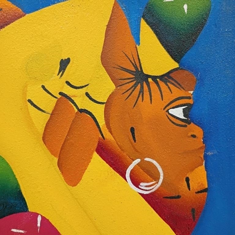 Laurent Casimir | Haitian Painting on Board | MutualArt