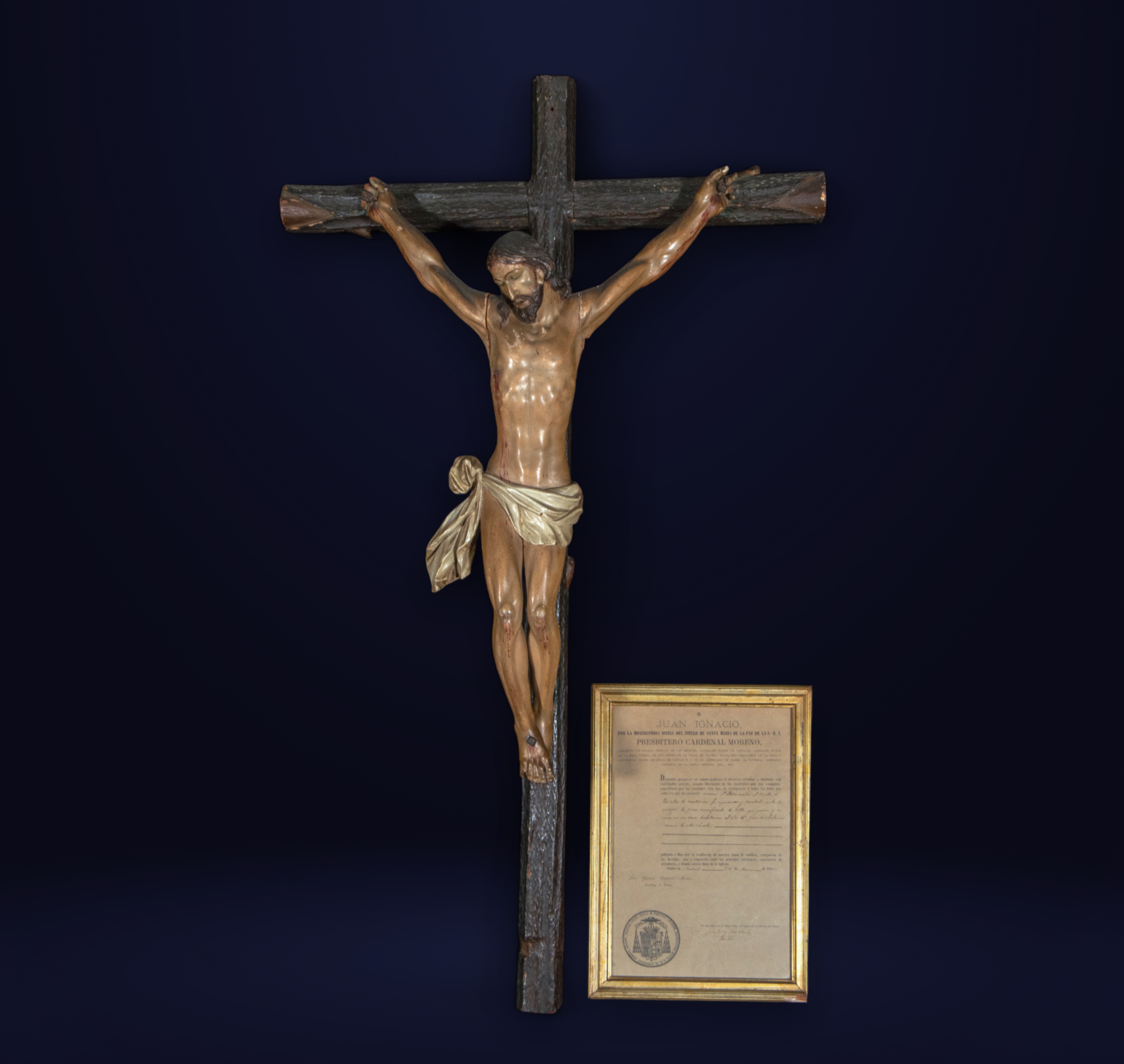 Castillian School, 19th Century | Crucifixión de Cristo | MutualArt