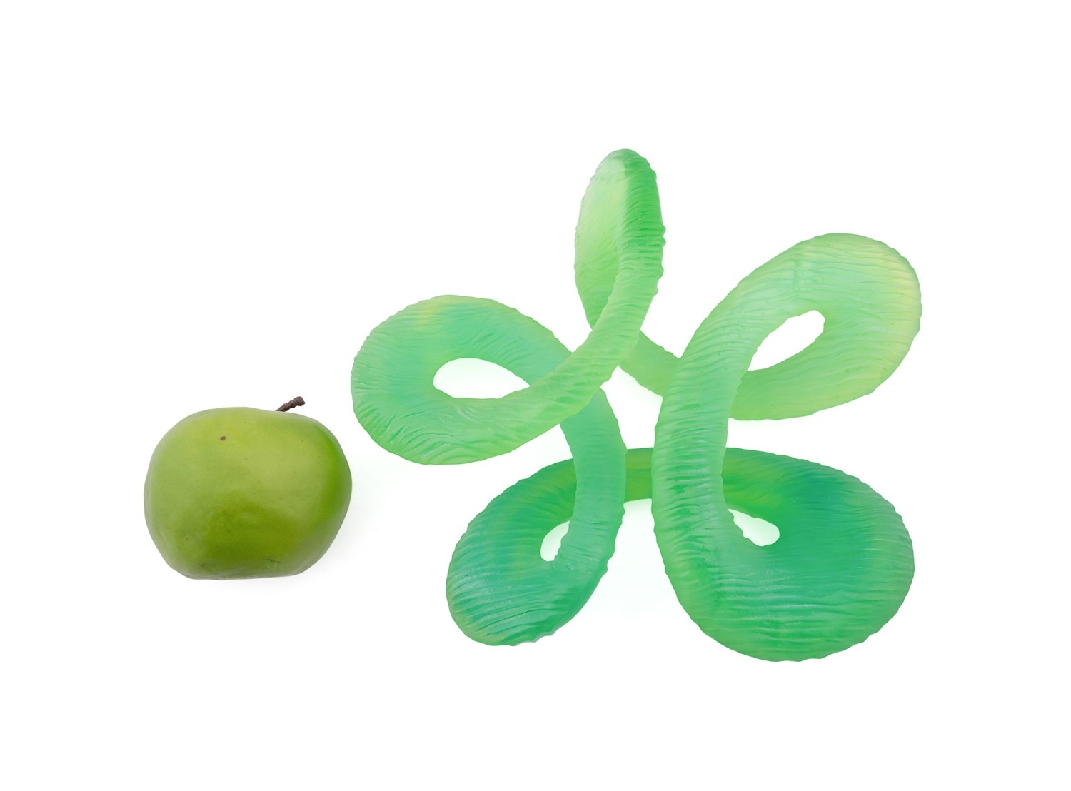 Daum Frères | DAUM GREEN PATE DE VERRE LOOPING SCULPTURE, 50/275 ...