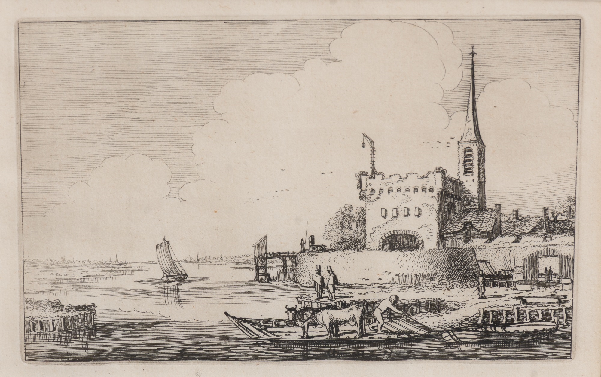 Jan van de Velde II | WINTER LANDSCAPE WITH SKATERS; BATHS OF CARACALLA ...