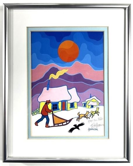 Ted Harrison | ACROSS THE MILES | MutualArt