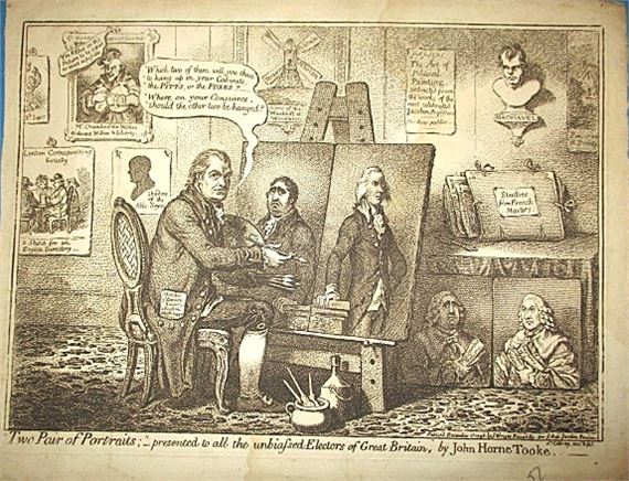 James Gillray | Two pair of Portraits (1798) | MutualArt