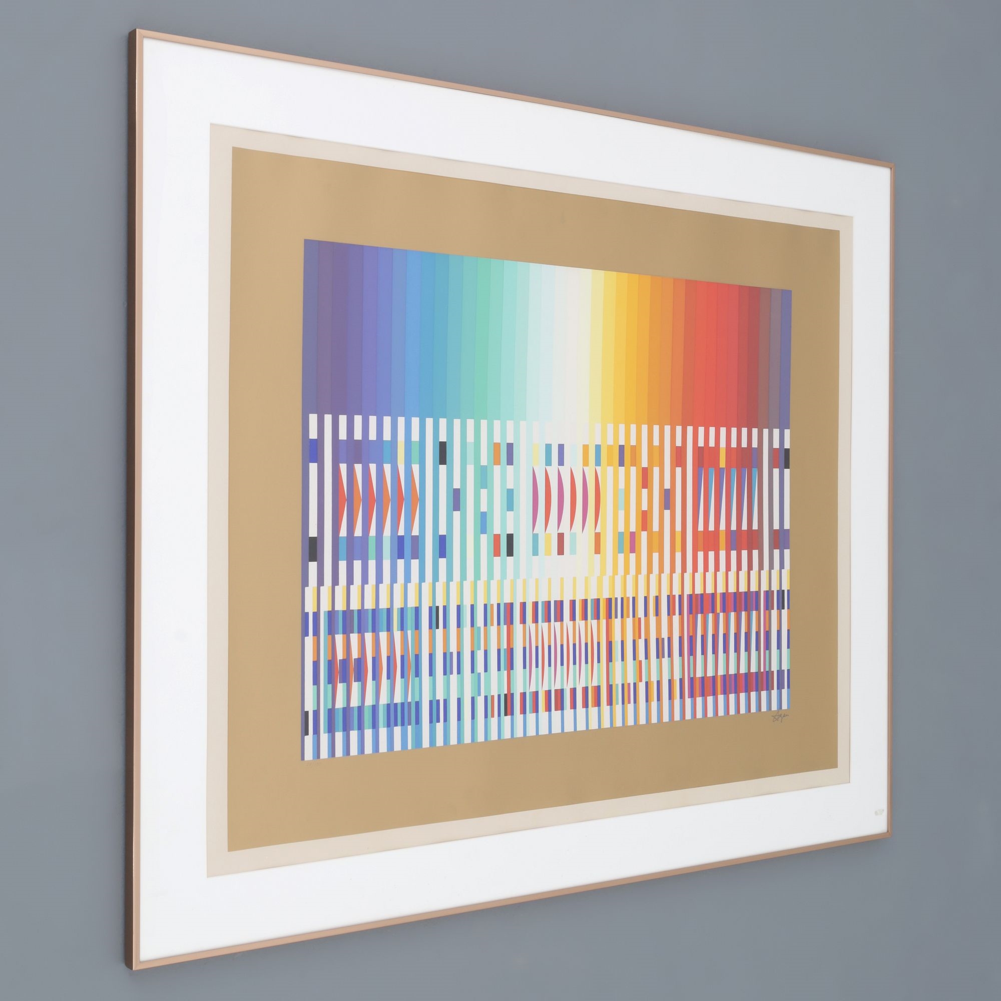 Yaacov Agam | DOUBLE RAINBOW (1982) | MutualArt