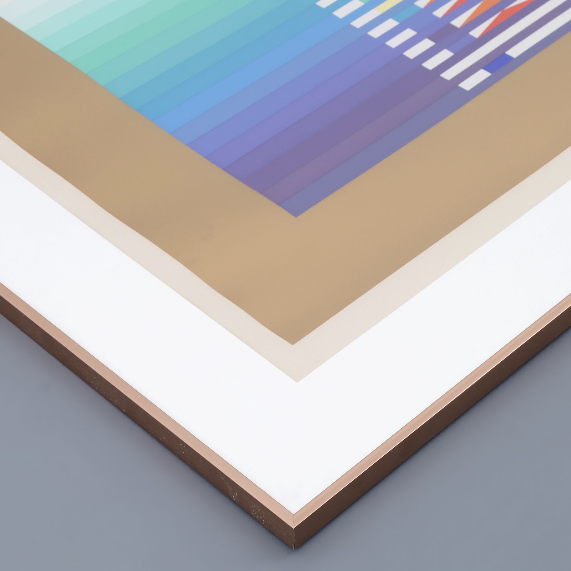 Yaacov Agam | DOUBLE RAINBOW (1982) | MutualArt