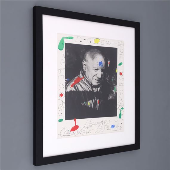 Joan Miró | HOMMAGE A PICASSO (1975) | MutualArt