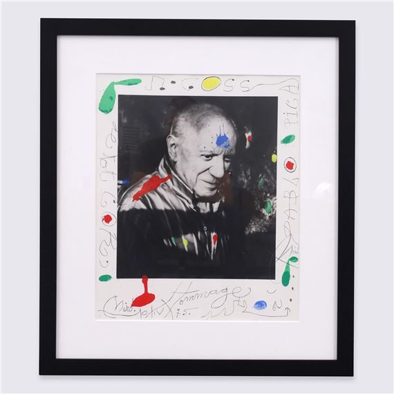 Joan Miró | HOMMAGE A PICASSO (1975) | MutualArt
