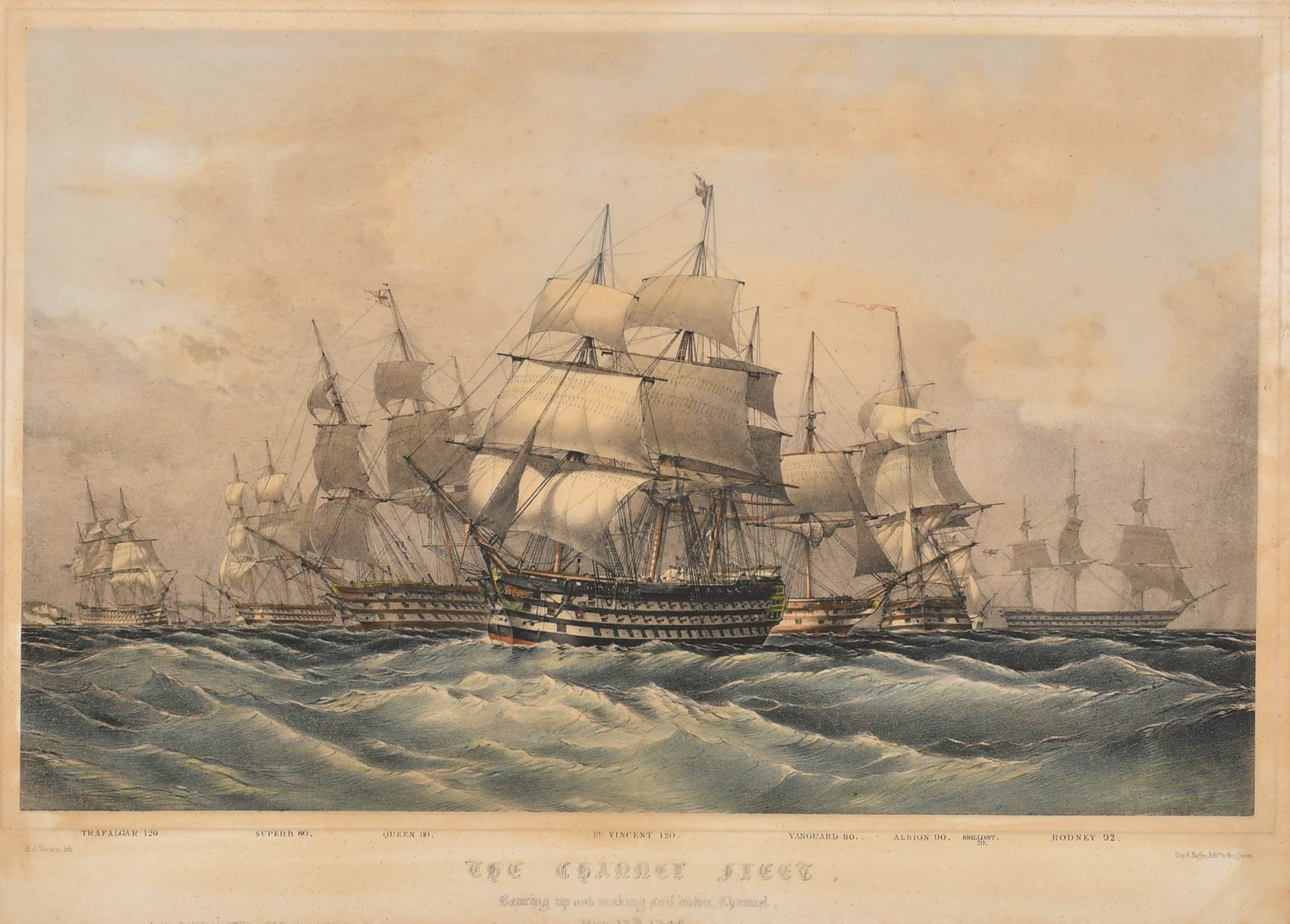 H J Vernon | The Channel Fleet | MutualArt