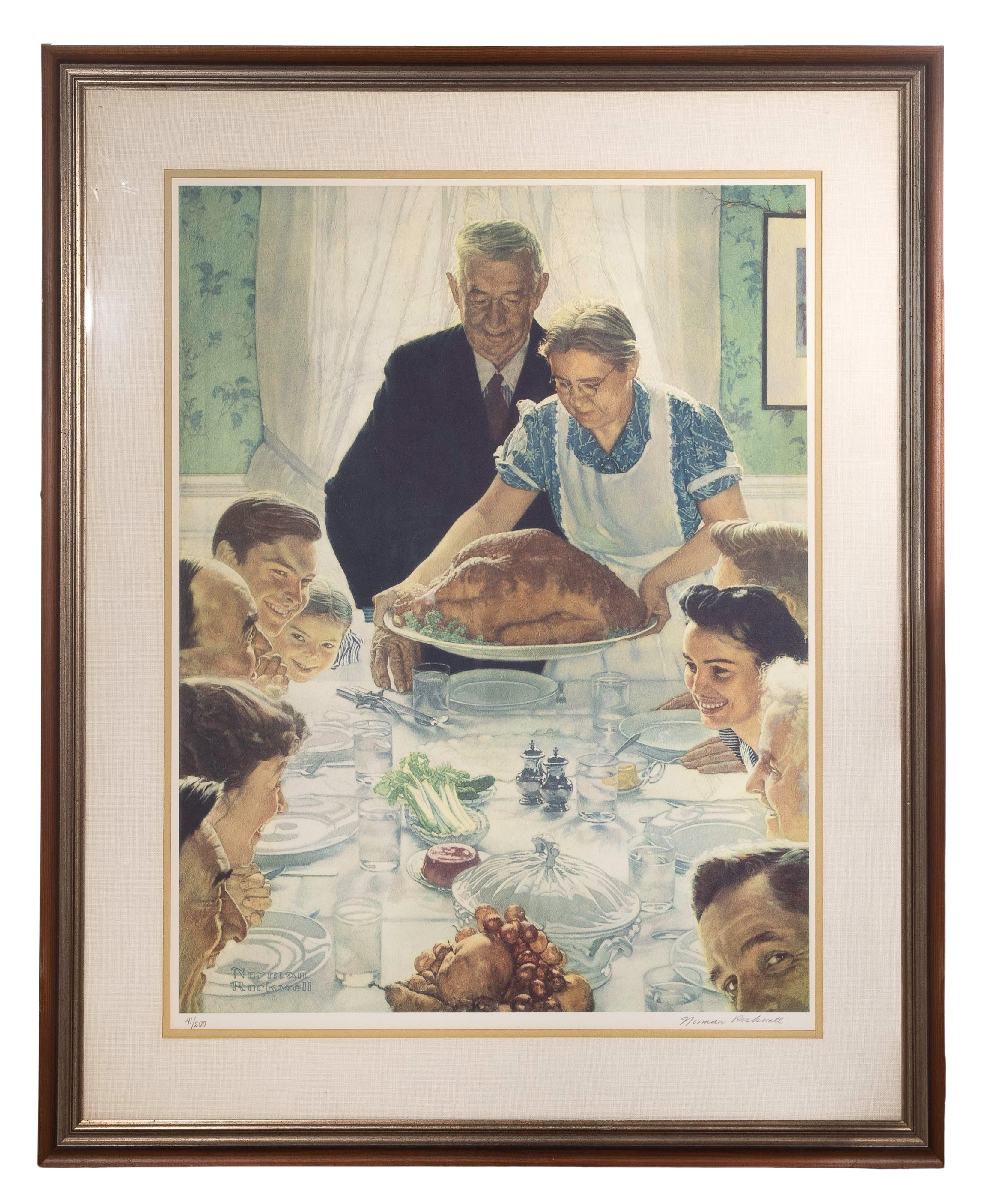 Norman Rockwell | Freedom from Want | MutualArt