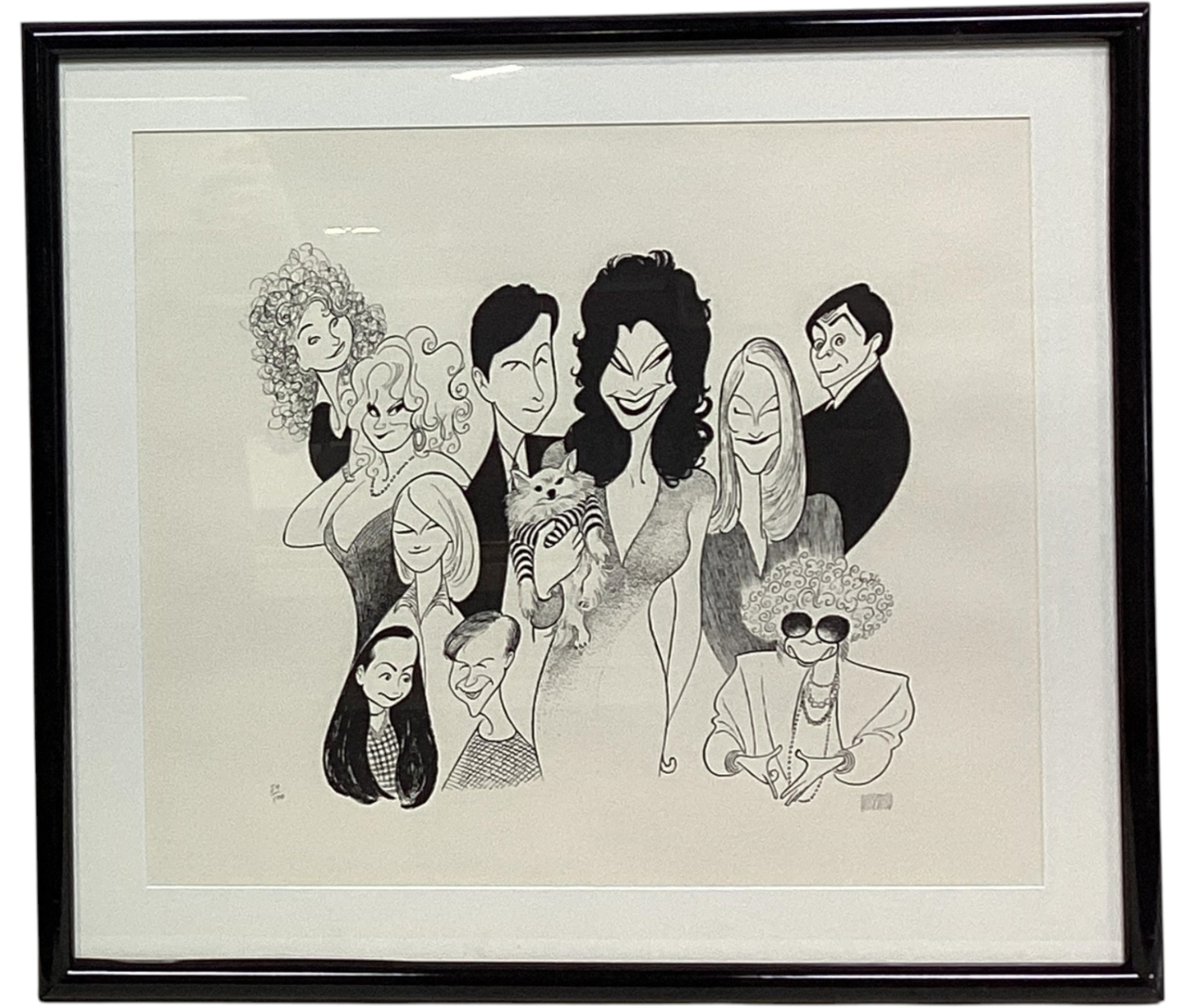 Al Hirschfeld | The Nanny Signed Limited Edition Print | MutualArt