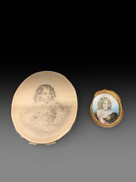 French School, 19th Century | Presumed portrait of Louis XVI as a child ...