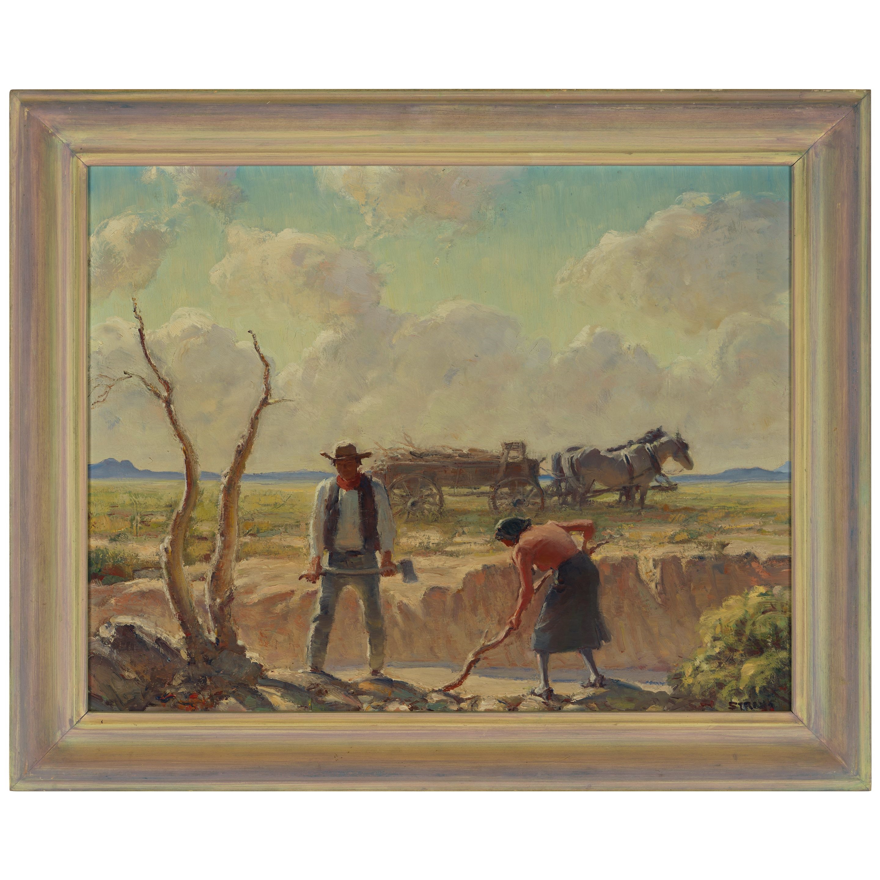 Ray Strang | Wood Gatherers | MutualArt