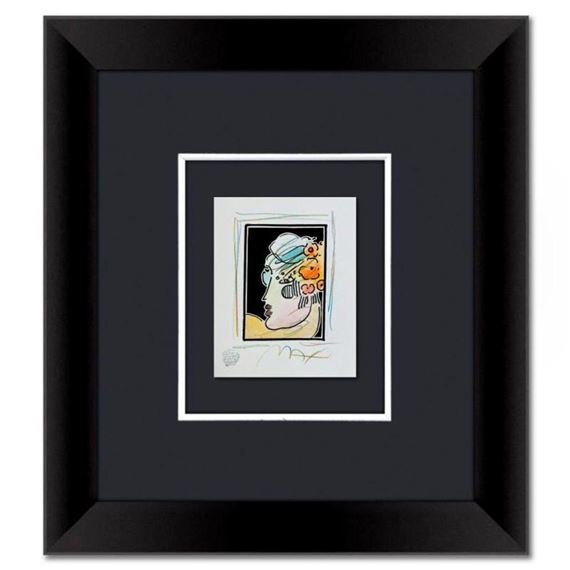 Max Peter | Lady with Profile and Flowers III | Compare similar ...