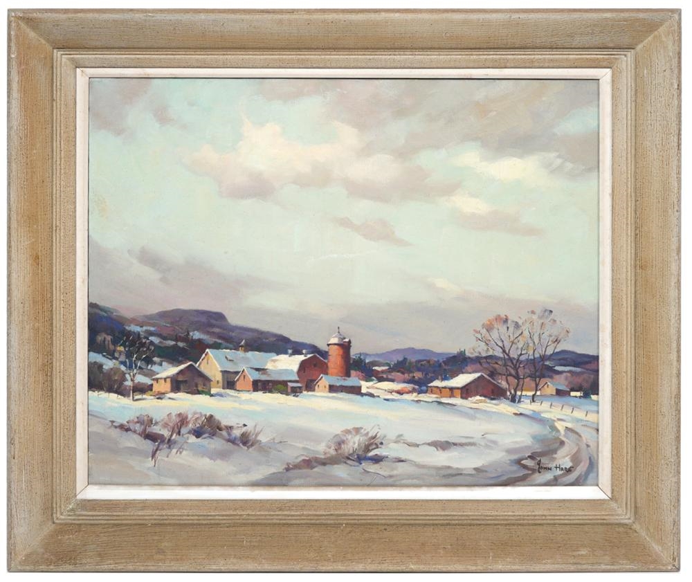 John Cuthbert Hare | Winter Scene Painting | MutualArt