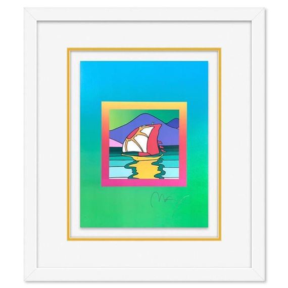Peter Max | Sailboat East on Blends | MutualArt
