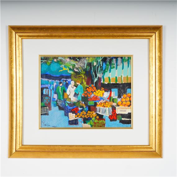 Claude Fauchère | Market Scene | MutualArt