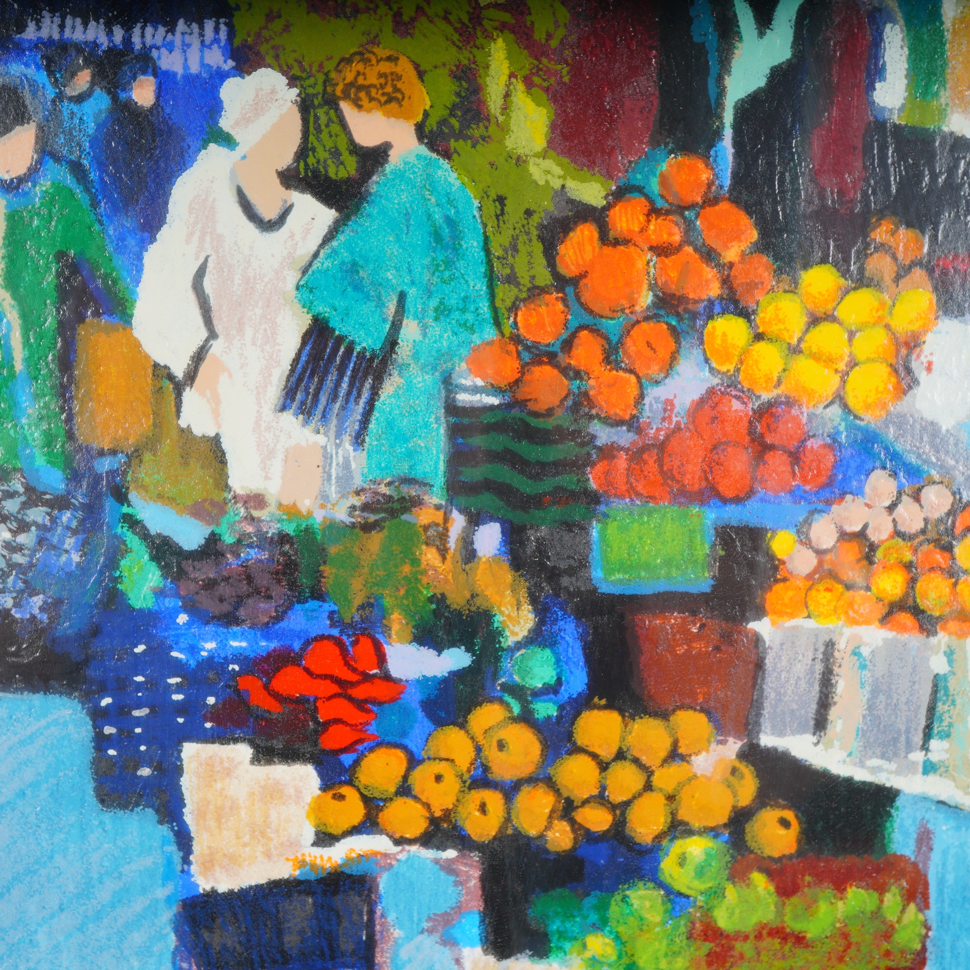 Claude Fauchère | Market Scene | MutualArt