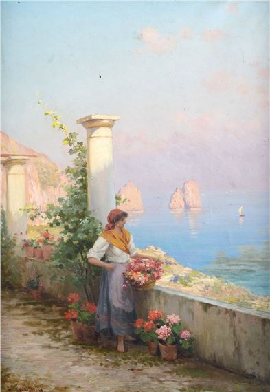 Giuseppe Chiarolanza | From the terrace of Capri | MutualArt