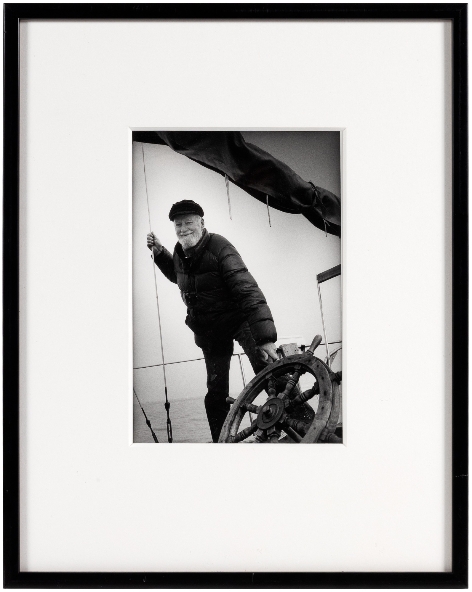Christopher Felver | Portrait of Ferlinghetti on Sailboat (1996 ...