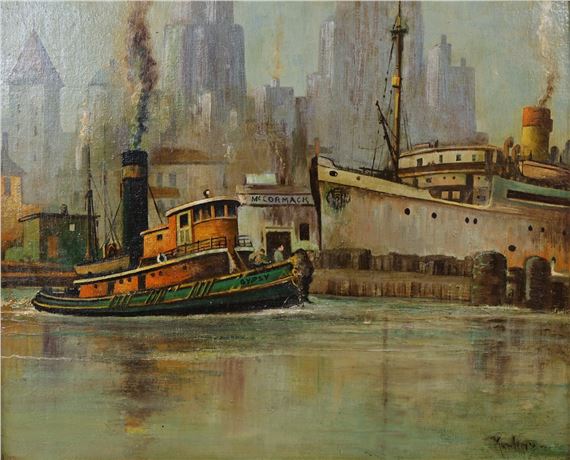 Max Kuehne | Westside Piers, NYC | MutualArt