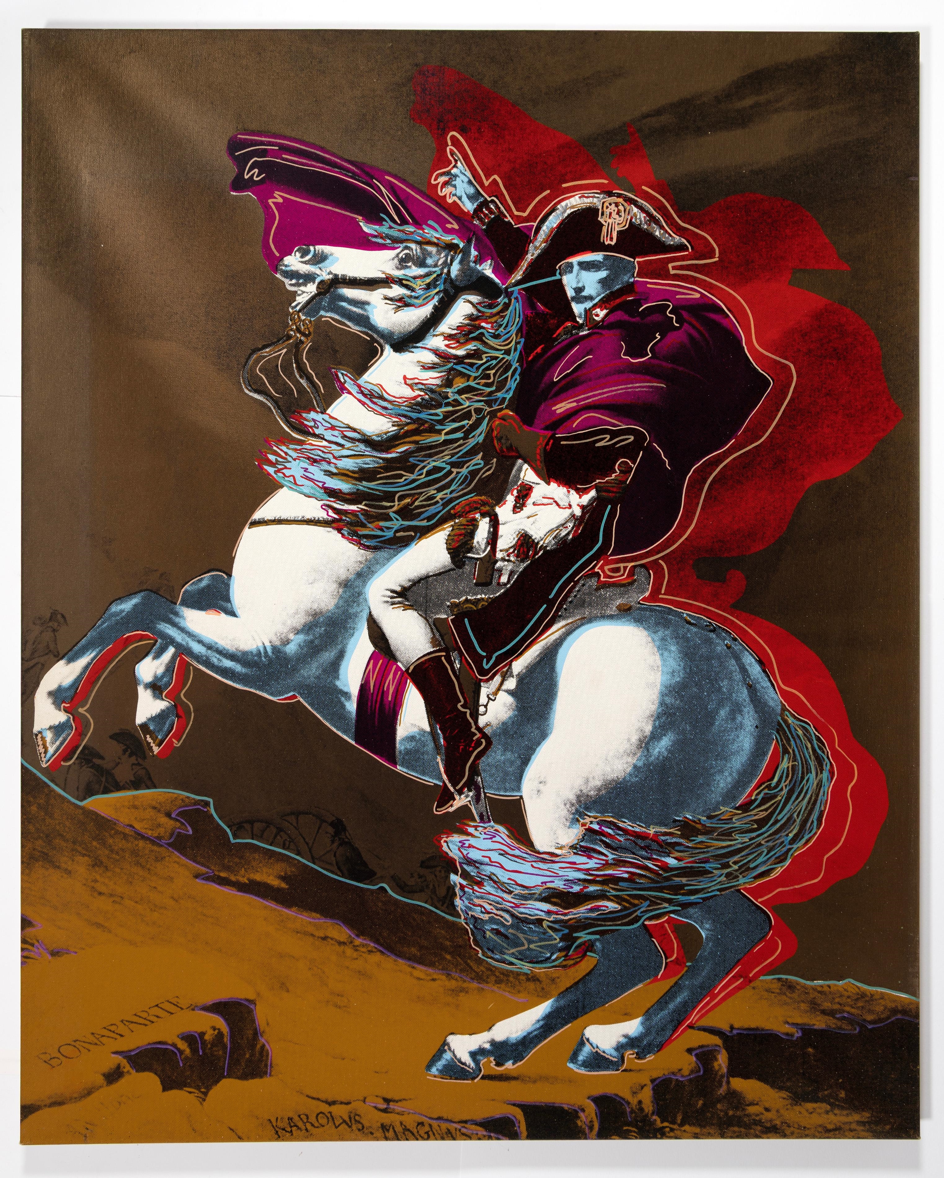 Steve Kaufman | Napoleon (Gold (1995) | MutualArt