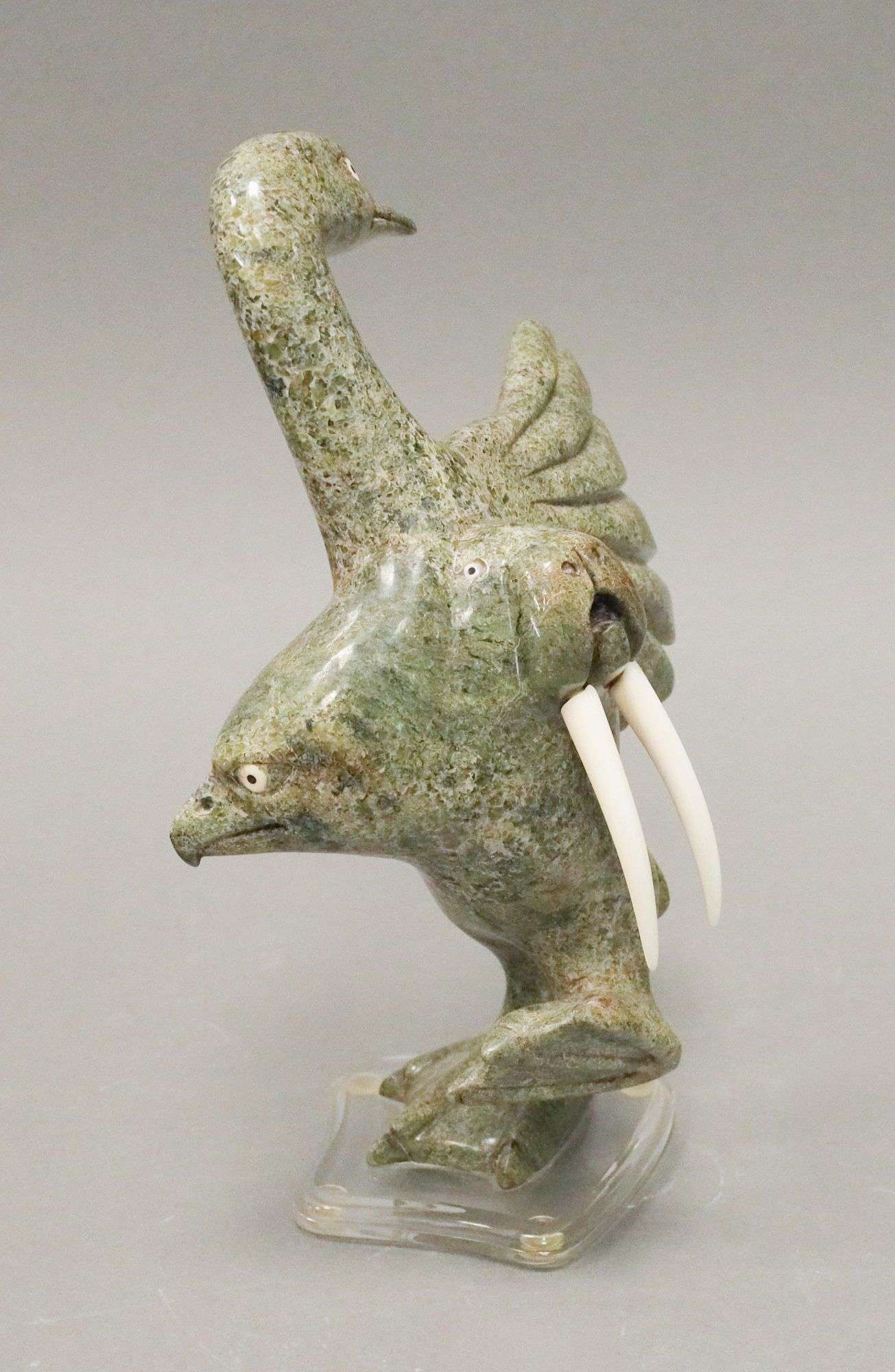 Pudlalik Shaa | GOOSE- EAGLE-WALRUS TRANSFORMATION | MutualArt