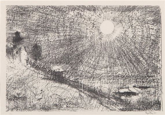 Lloyd Rees | THE SUN AT SANDY BAY - A DAY ON THE DERWENT (1983) | MutualArt