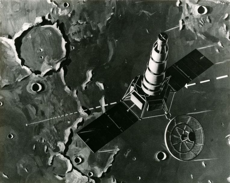 NASA | Artist's view of the RANGER B-4 space probe (1964) | Compare ...