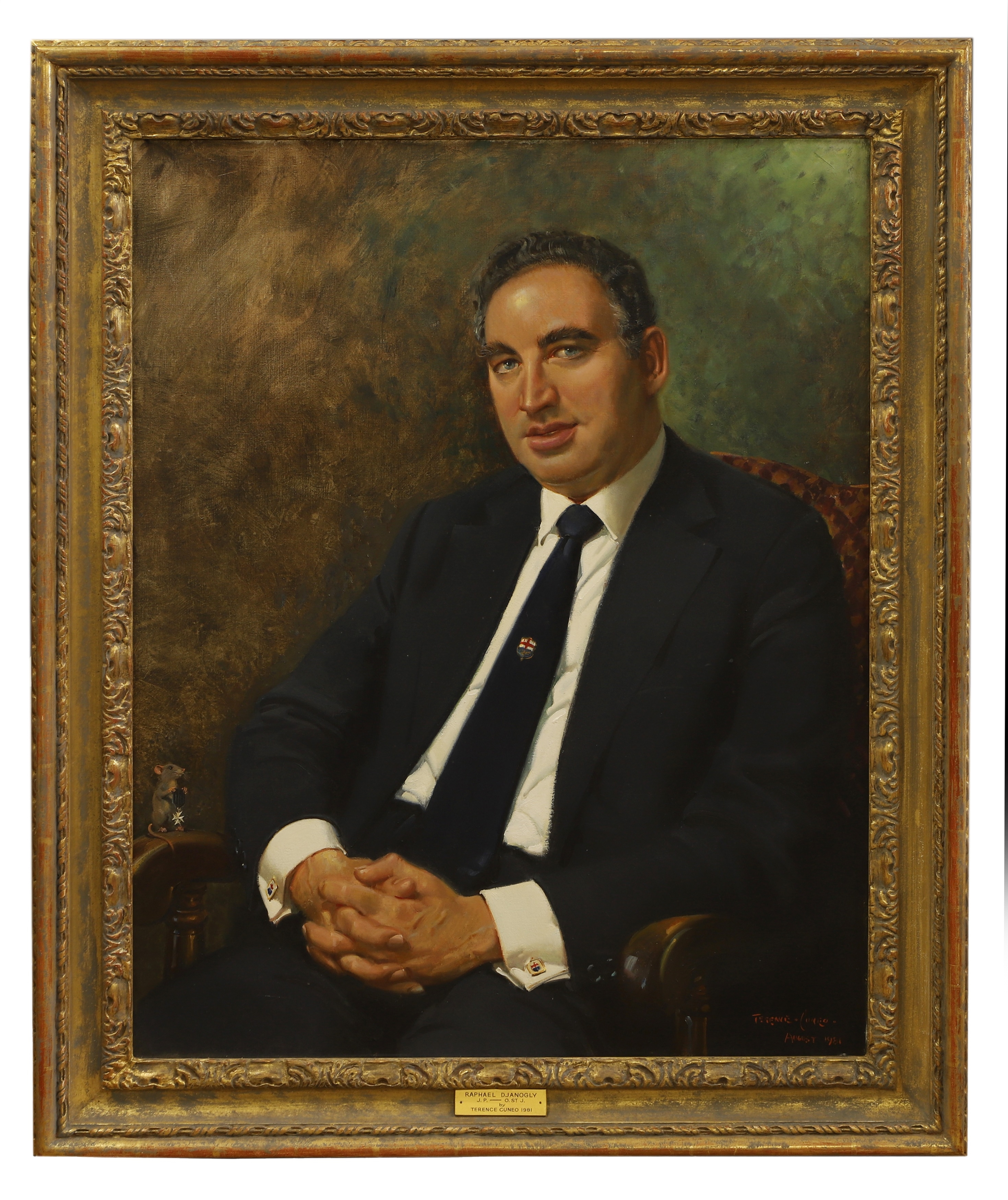 Terence Cuneo | Portrait of Raphael Djanogly JP (1981) | MutualArt