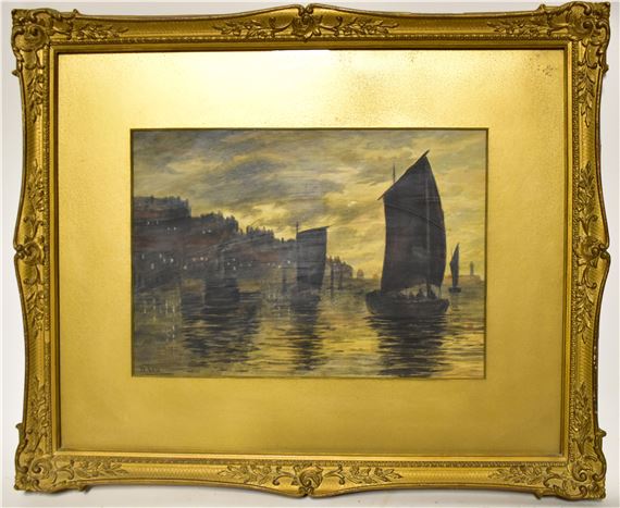 David Law | Whitby Harbour | MutualArt