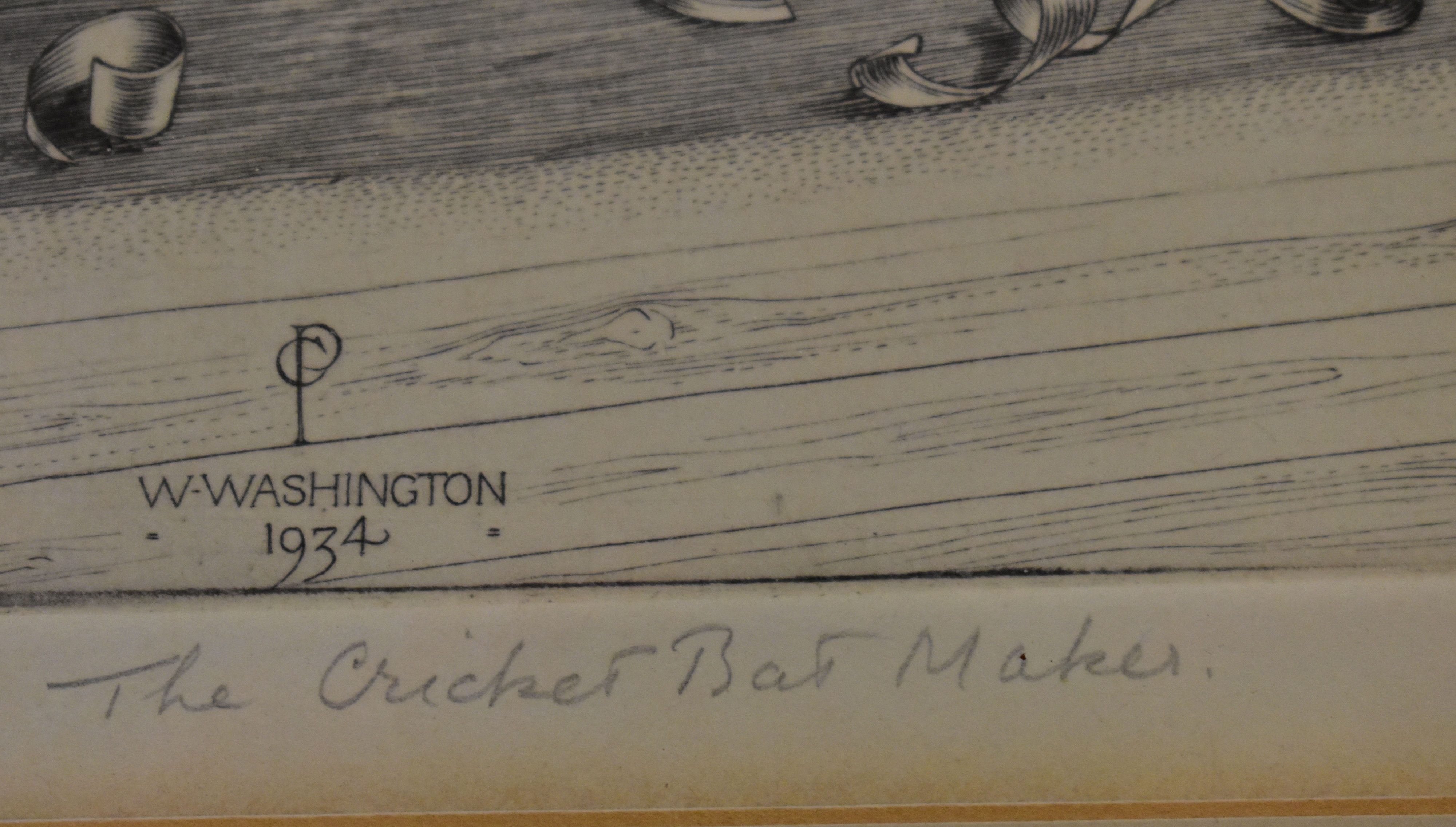 William Washington | The Cricket Bat Maker | MutualArt