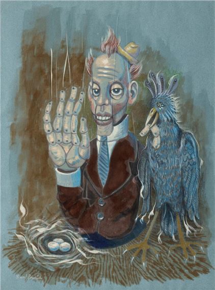 Karl Priebe | Untitled (Uncanny Marionette (Mid 20th Century) | MutualArt