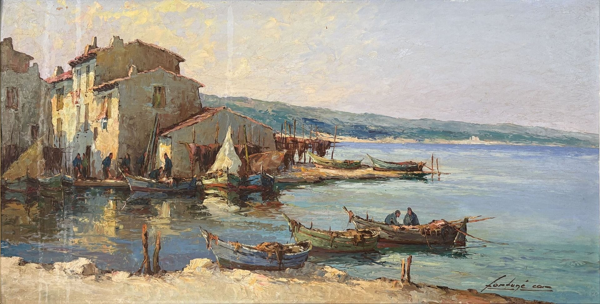 Fortuné Car | Small fishing port | MutualArt
