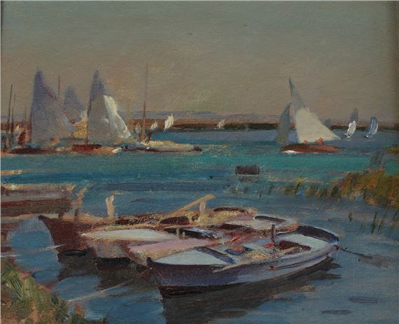 Edward Brian Seago | Soldiers Regatta, Duino | MutualArt