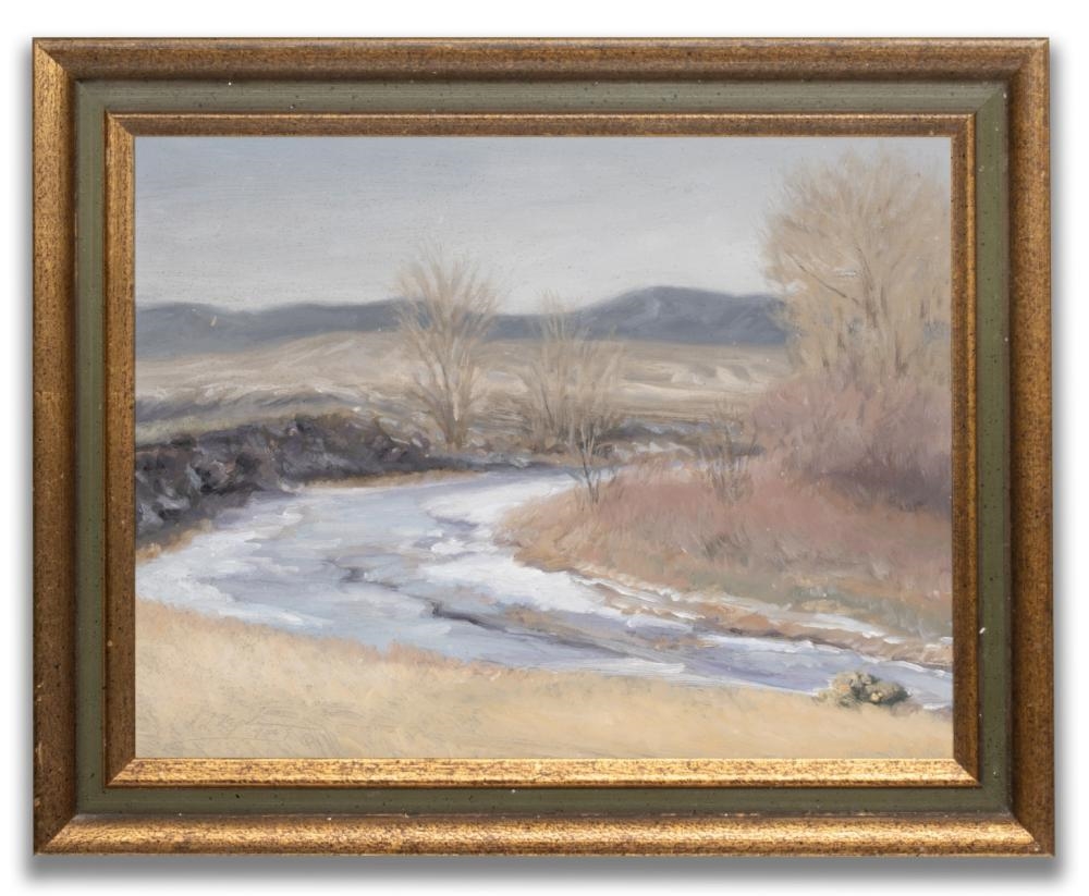 John Encinias | Winter Sunset (1992) | MutualArt