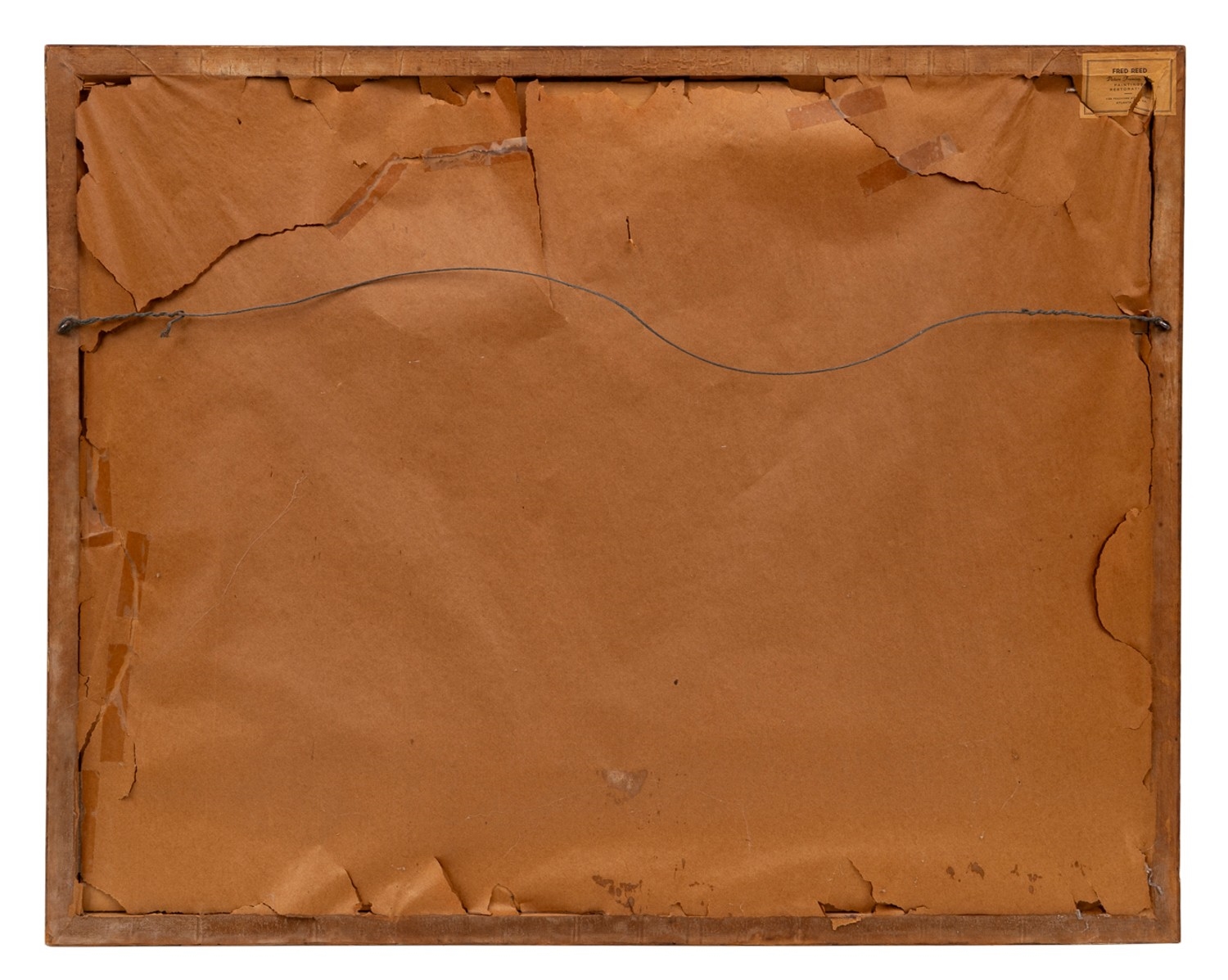 George Beattie | Untitled - Red Brick Building Landscape | MutualArt