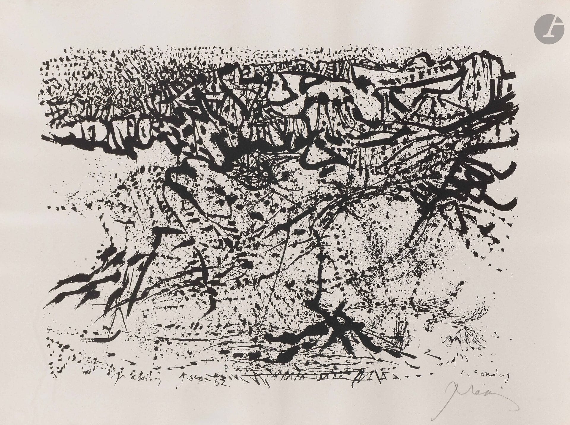 Mario Prassinos | Six drawings by Mario Prassinos (1964) | MutualArt