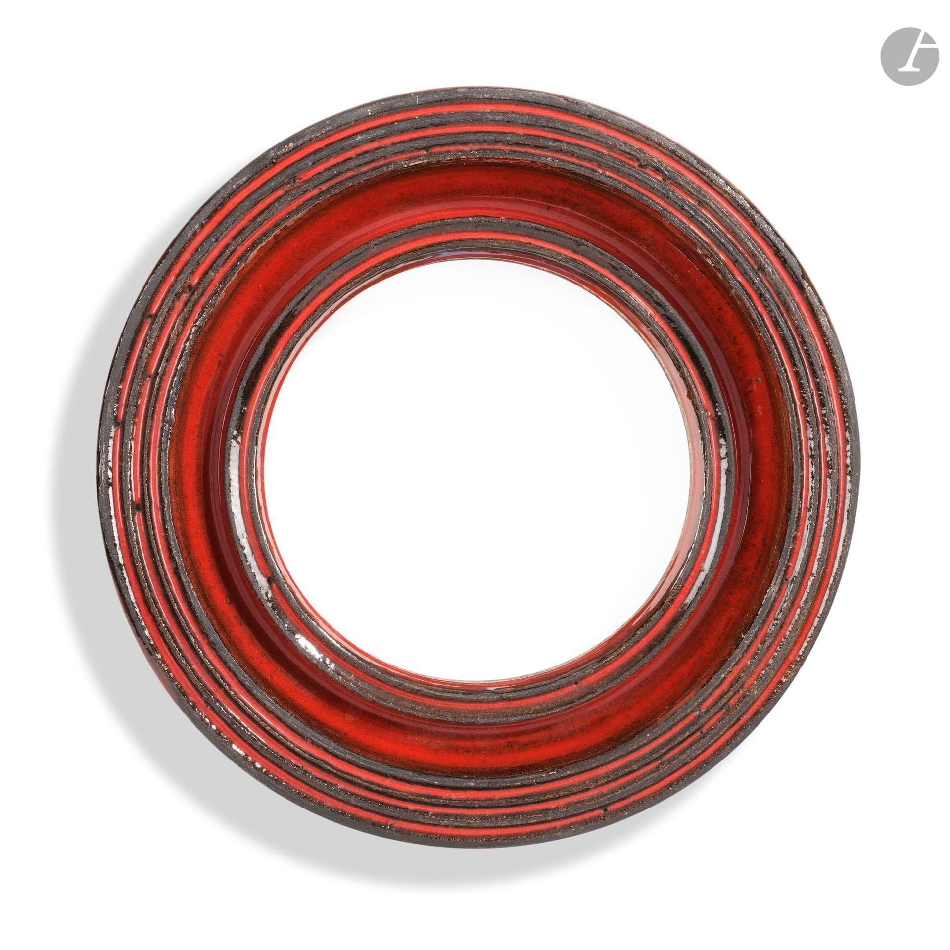 Gérard Hofmann | Large circular mirror | MutualArt
