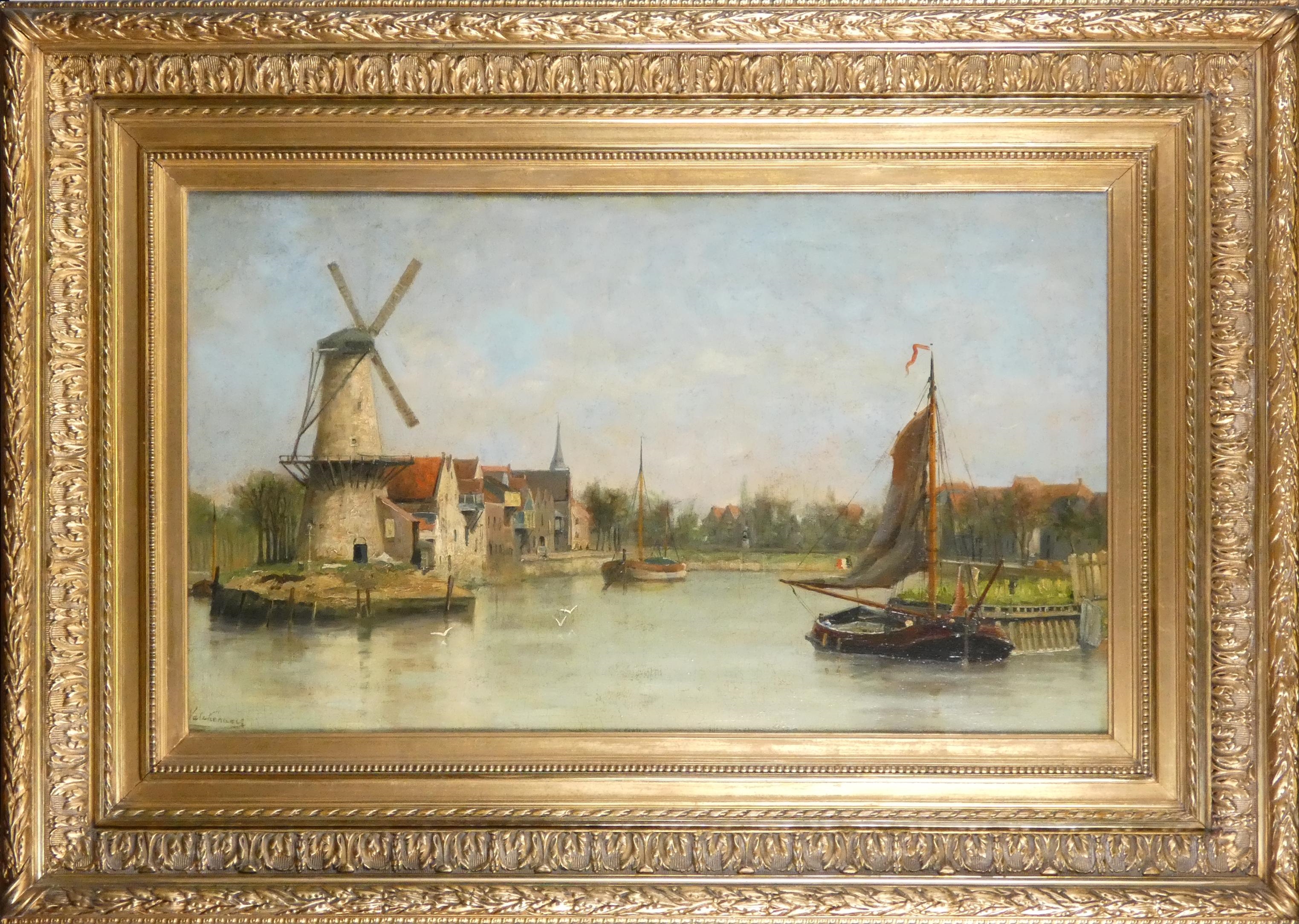 Léon Valckenaere | Vue de port | MutualArt