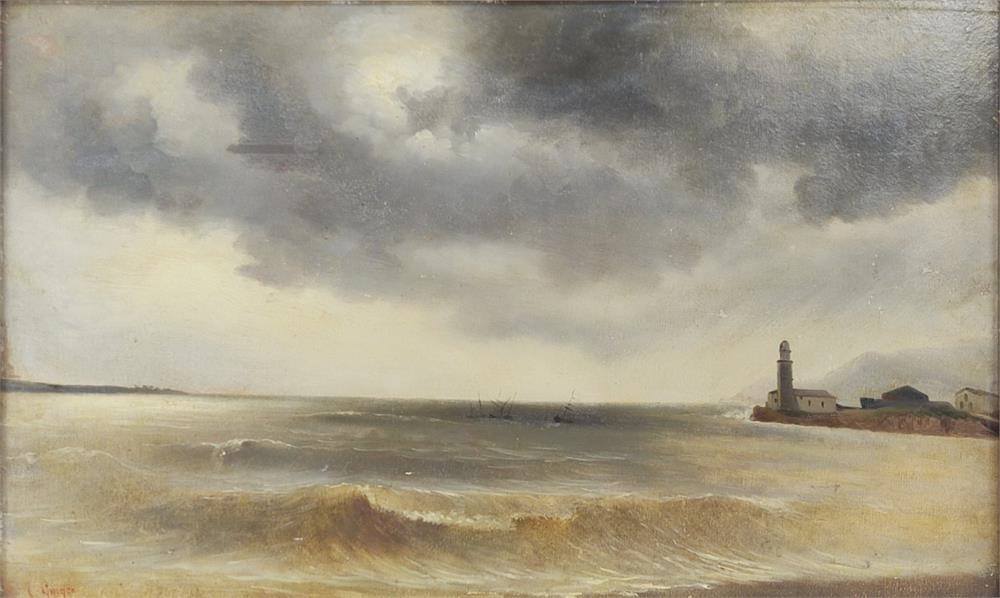 Charles-Louis Guigon | Boote am Horizont | MutualArt