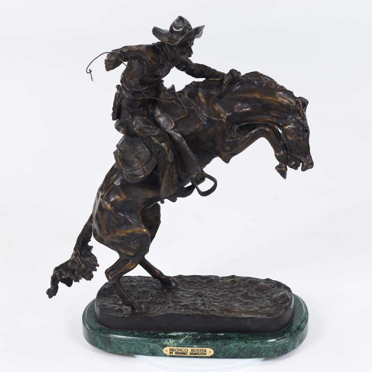 Frederic Remington | The Bronco Buster | MutualArt