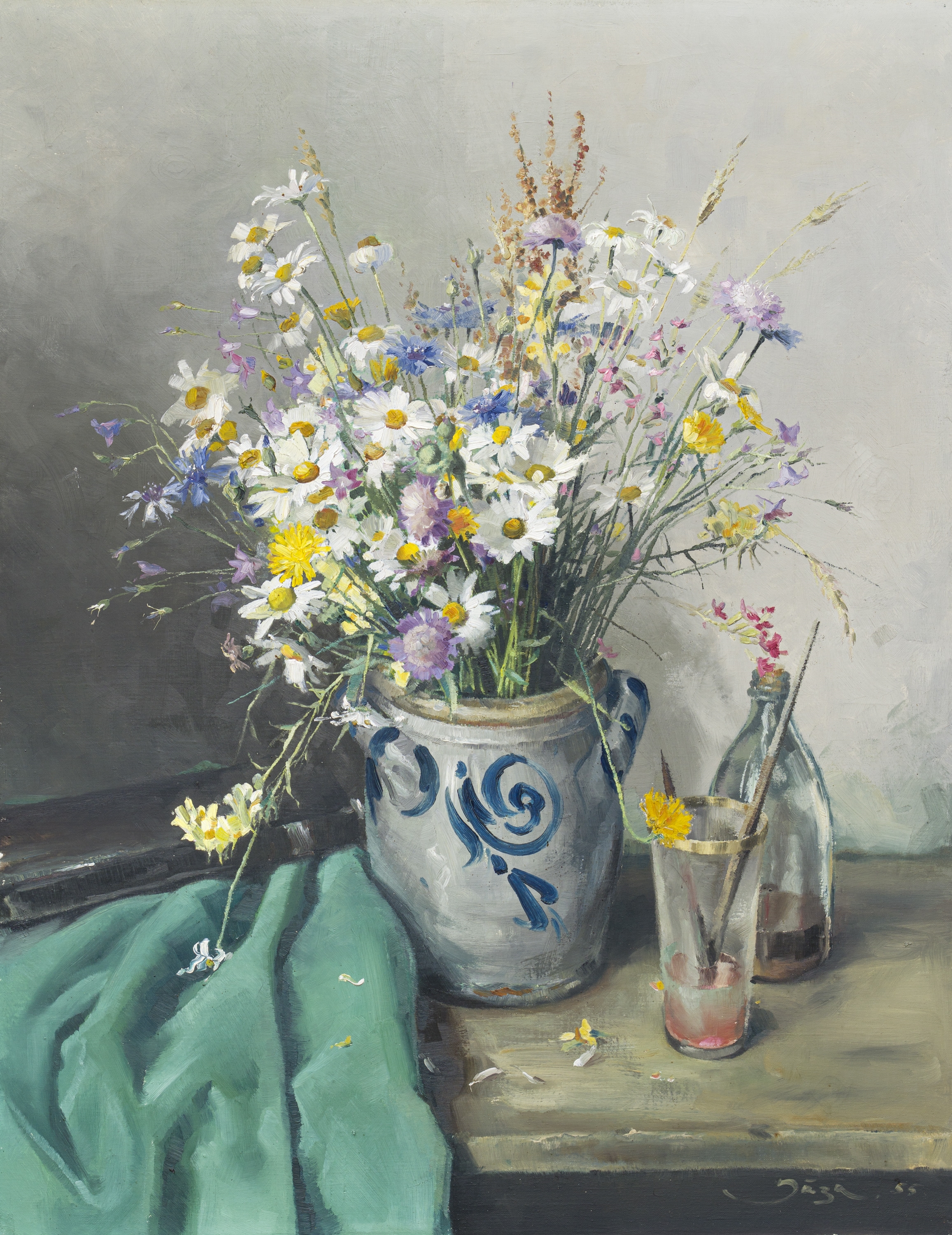Werner Juza | Blumenstück (1955) | MutualArt