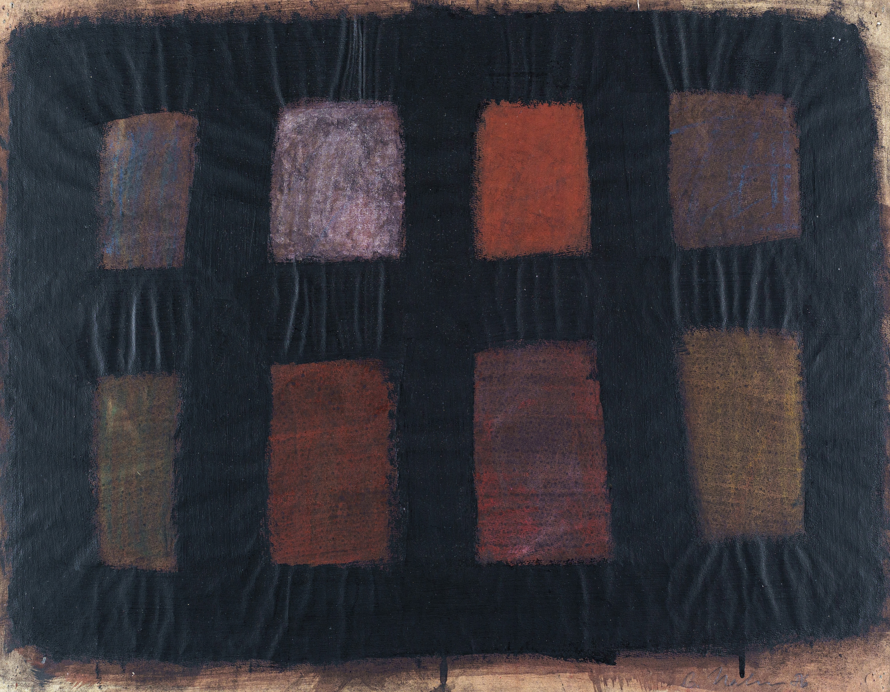 Bernd Hahn | Achtfach gefeldert (1986) | MutualArt