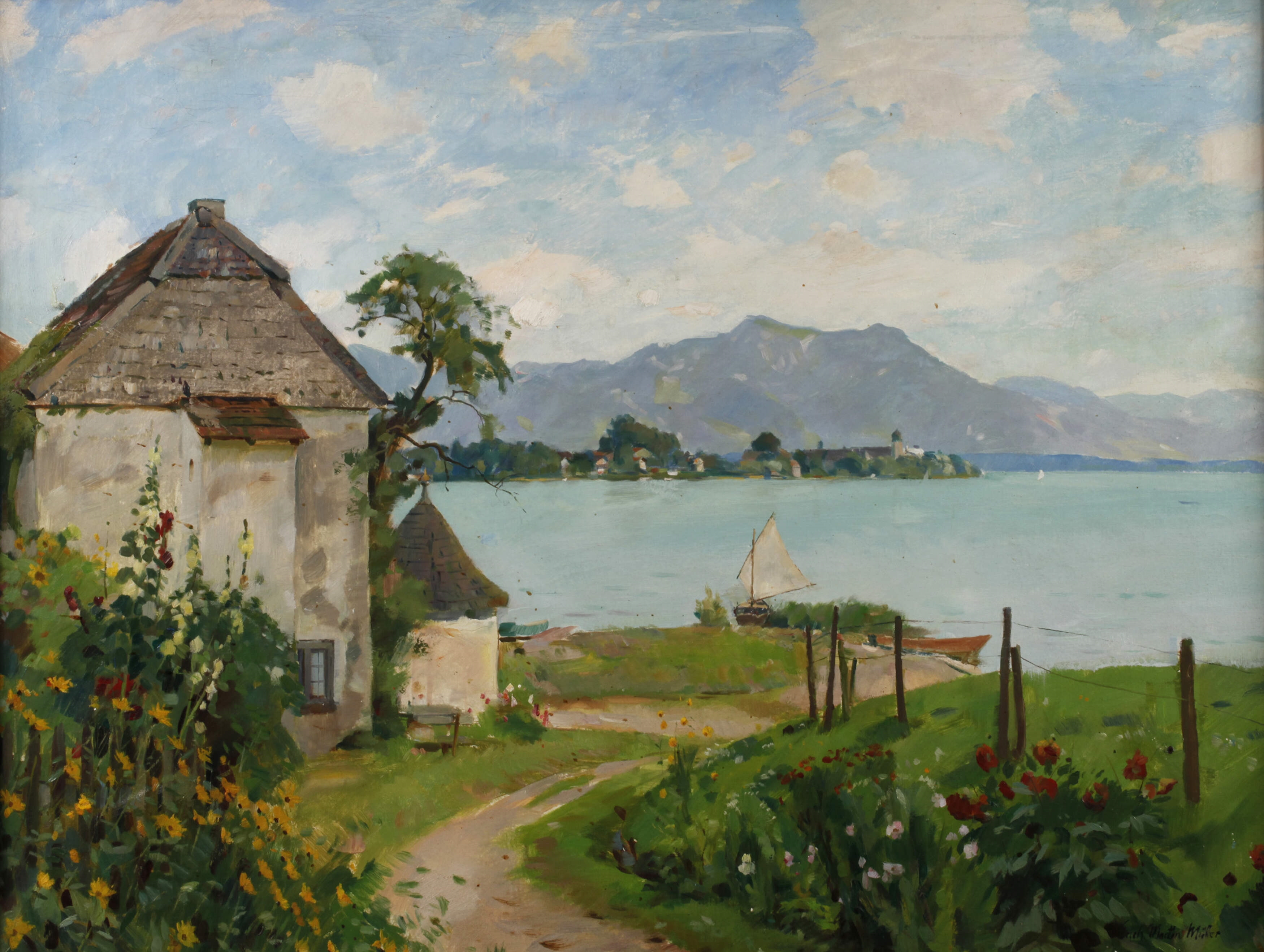 Erich Martin Müller | Am Chiemsee (1950) | MutualArt