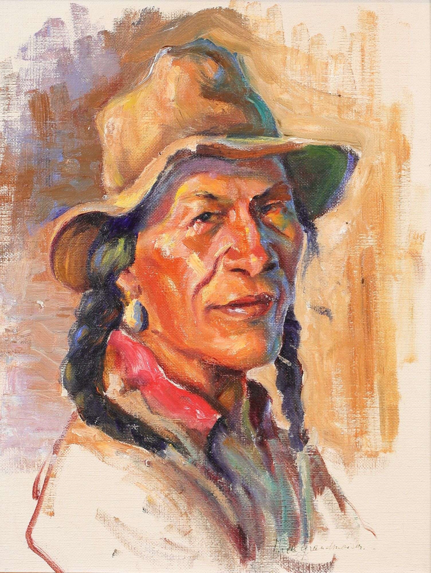 Nicholas de Grandmaison | PORTRAIT WITH HAT | MutualArt