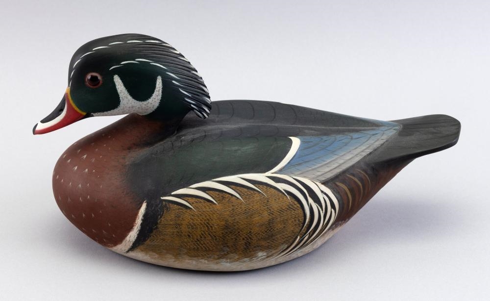 Marty Collins | Wood Duck Drake Decoy (1960) | MutualArt