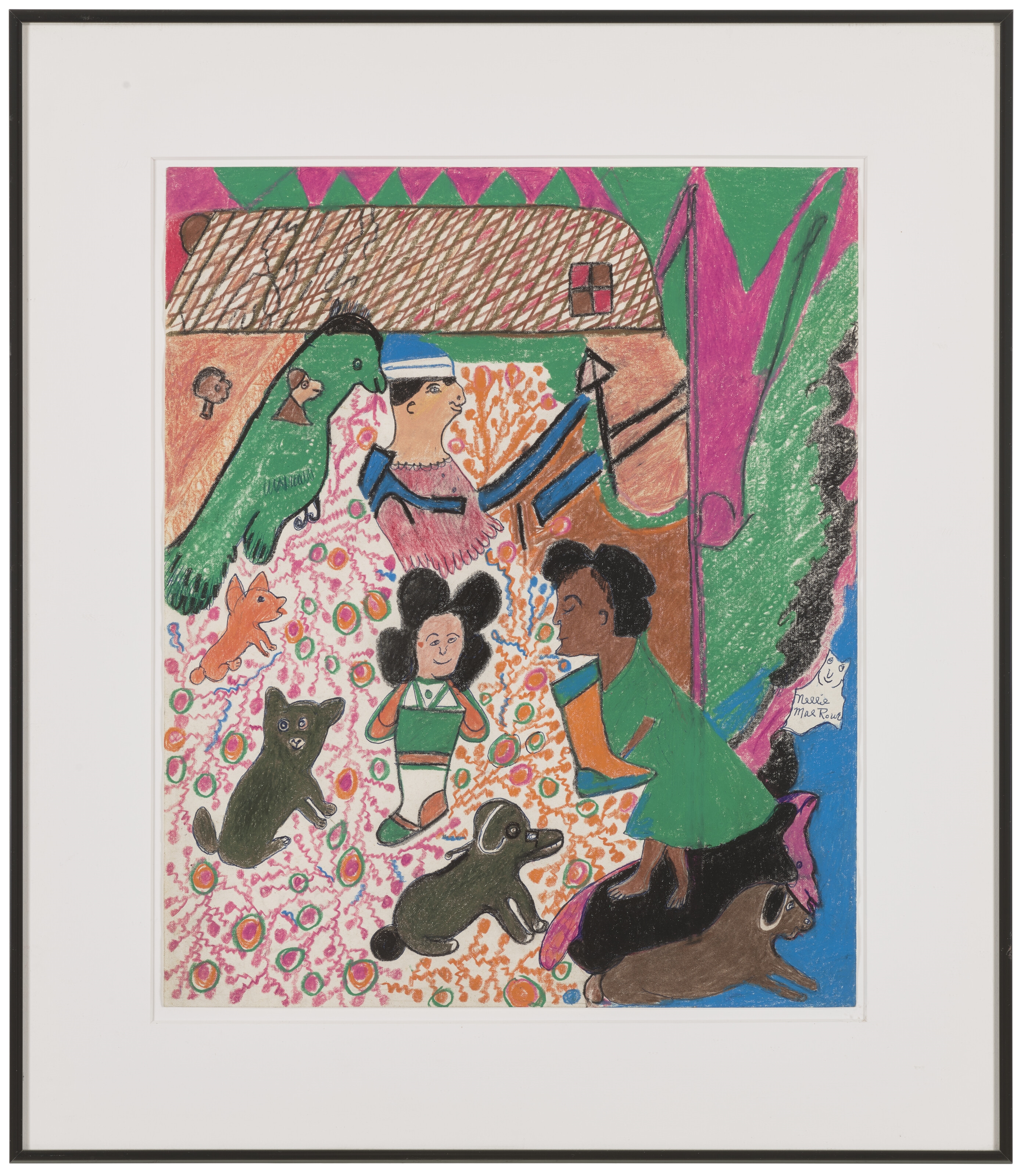 Nellie Mae Rowe | Christmas Tree | MutualArt