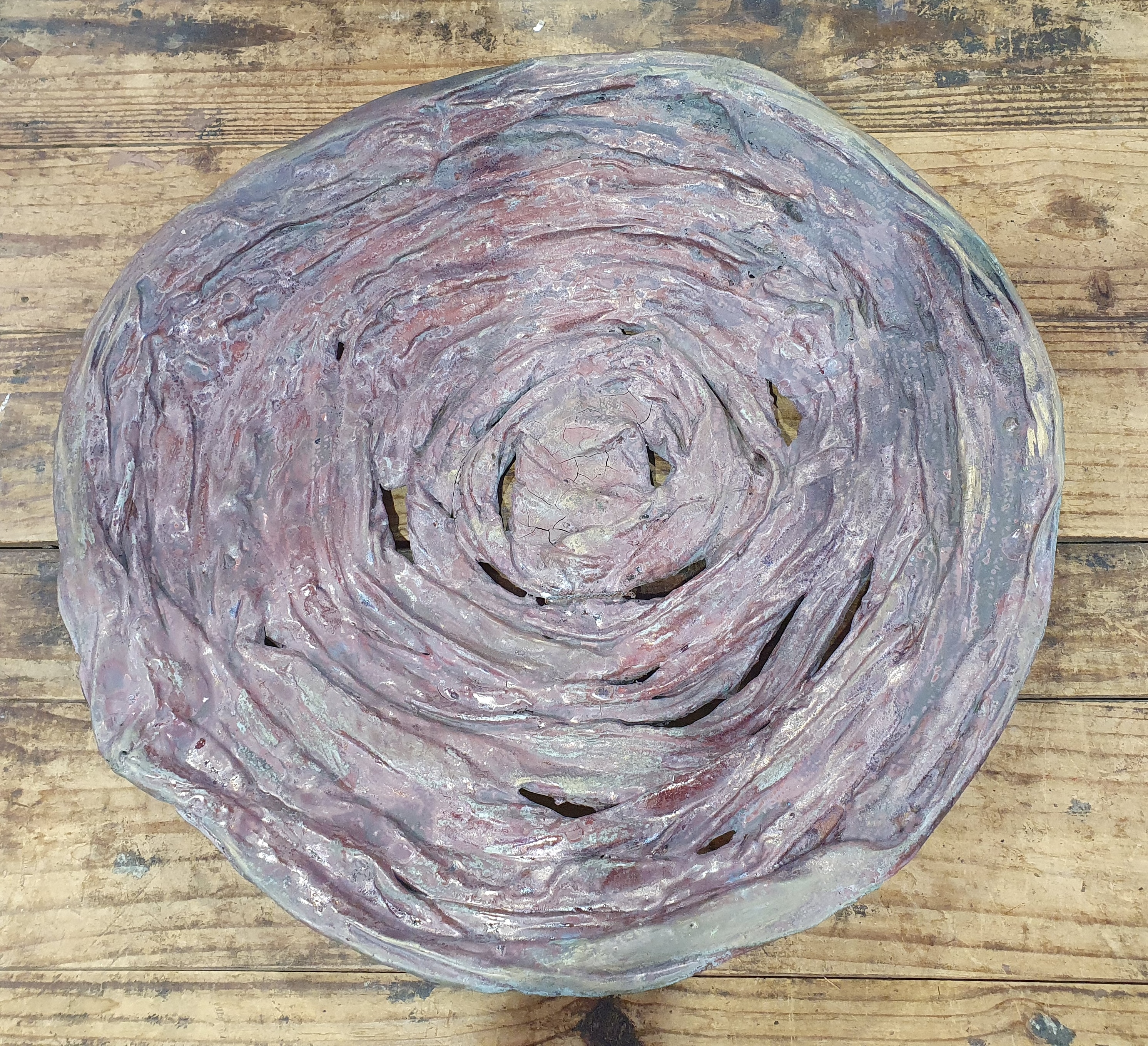 Margaret Dimoff | A MARGARET DIMOFF CERAMIC WALL PLAQUE | MutualArt