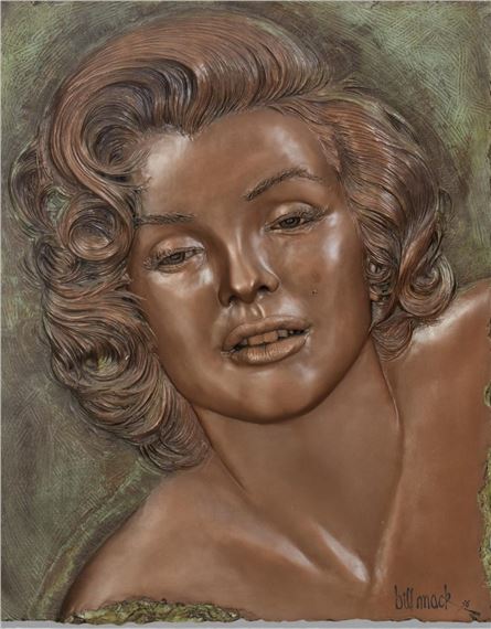 Bill Mack | Marilyn Monroe bonded bronze sculpture | MutualArt